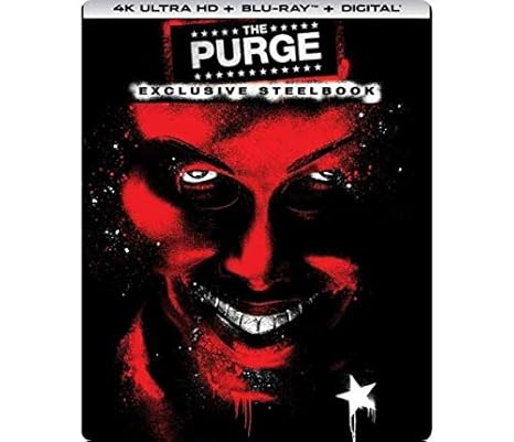 Amazon.com: The Purge Limited Edition Steelbook (4K UHD+Blu-Ray+Digital ...