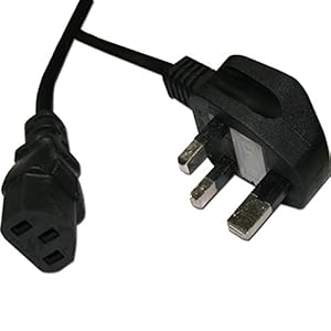 Kettle Lead IEC Mains Power Cable - UK 3 Pin Plug: Amazon.co.uk ...