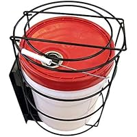 Amazon.com: 5 Gallon Bucket Locking Rack - Mountable - Heavy Duty- Safe ...