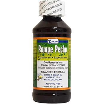 Amazon.com: Rompe Pecho Cough Syrup 4 Ounce (Pack of 1): Health ...