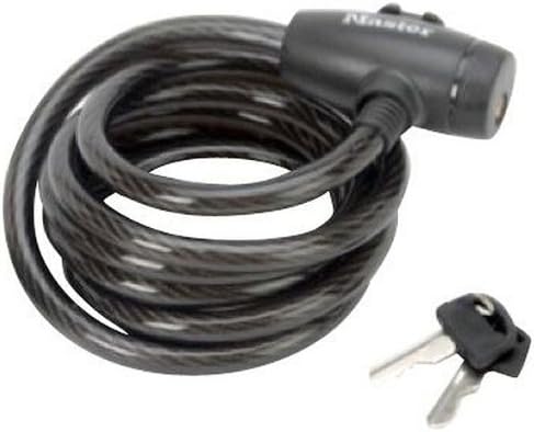 Amazon.com : Master Lock Key Cable Bicycle Lock (10mm X 5-Foot) : Cable ...