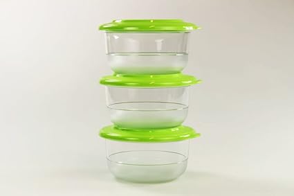 TUPPERWARE Tafelperle 450ml grün (3) Tafelfeine Servieren Schüssel ...