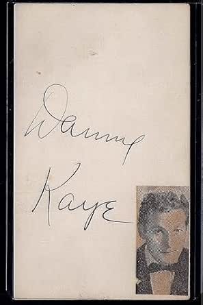Danny Kaye Signed Index Card Vintage Autograph Mary Jane Walsh Signed ...