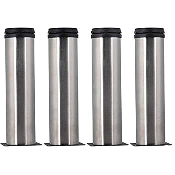 Kason 6" Stainless Steel Adjustable Leg Leveler - Furniture Legs ...