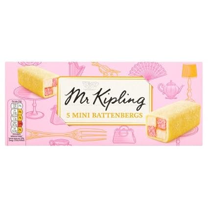 Mr Kipling Mini Battenberg Cakes 5pk: Amazon.com: Grocery & Gourmet Food