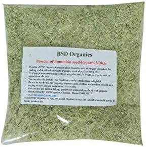 BSD Organics Powder of Pummkin seed/Poosani Vithai/kaddoo ka beej for ...