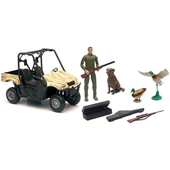 Amazon.com: New Ray Wildlife Hunter Playset - Deer and Moose with Tree ...