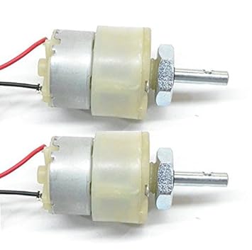 Buy NASA Tech 300 Rpm, 12V DC Geared Motors (2pcs) II 2pcs Gear Motor ...
