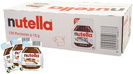 Nutella Chocolate Spread, 15gm - Pack of 120 price in Saudi Arabia ...