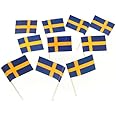 Amazon.com : Sweden | Swedish Flag Toothpicks (100) : Patio, Lawn & Garden