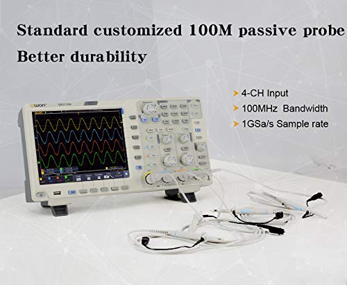 OWON SDS1104 Oscilloscope 4-Channel Digital Oscilloscopes 100MHZ ...