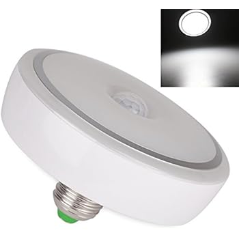Amazon.com: FISHBERG E27 12W PIR Motion Sensor Led Light Auto Switch ...