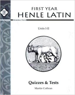 Henle Latin 1 Quiz/Exam Packet: Amazon.com: Books
