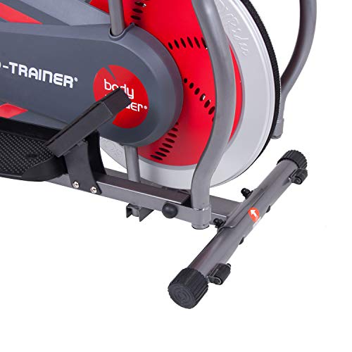 [BODY POWER] 2nd Generation Patented 3-in-1 Home Gym, Upright Compact Exercise Bike, Elliptical ...