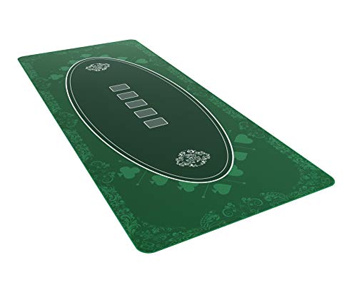 Bullets Playing Cards - Poker Layout - Table Top Mat 6 Foot x 30 inch ...