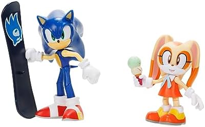 Sonic The Hedgehog 4 Action Figure 2 Pack Modern Sonic and Cream price ...