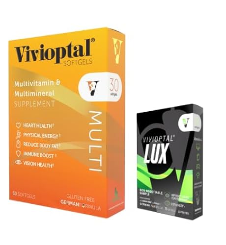 Vivioptal Multi 30 Softgels - Multivitamin & Multimineral Supplement ...