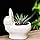 Amazon.com: Toilet Flower Pots Creative White Ceramic Toilet Succulent ...