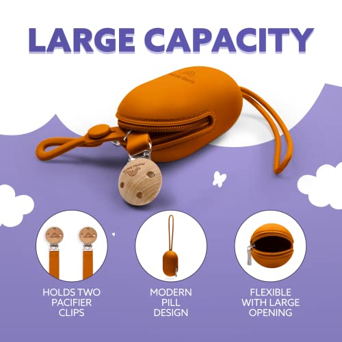 Nurse Laurie Silicone Pacifier Holder Clip Combo Pack, 2 Pacifiers ...