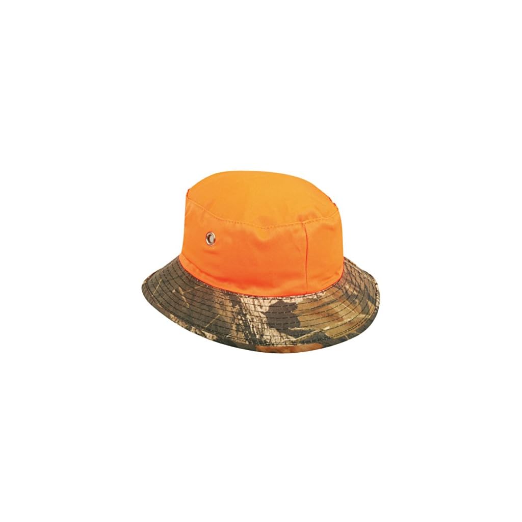 Mossy Oak Break Up/Blaze Orange Reversible Boonie Bucket Style Hunting ...
