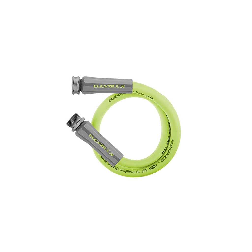 Melnor Garden Coil Hose with All Brass Connectors and Storage Rack ...