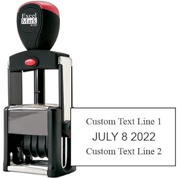 Amazon.com : 2000 PLUS CLASSIC LINE 2360 DATE STAMP WITH TEXT "RECEIVED ...
