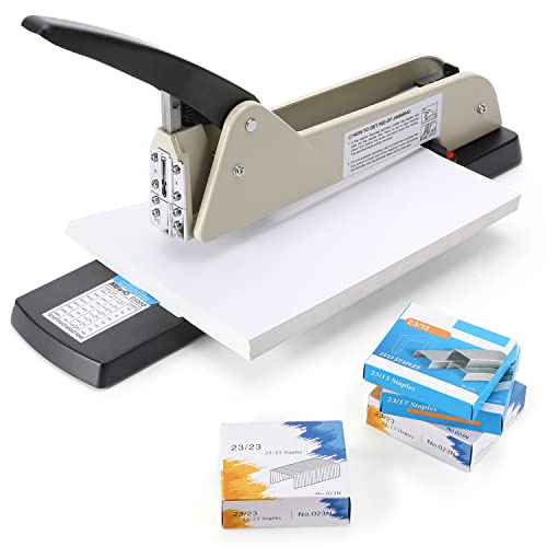Frifreego Long Reach Stapler, Heavy Duty Long Arm Stapler, 200 Sheets ...