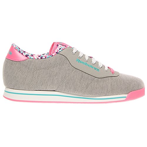 Reebok Women's Princess Material Lace-Up Fashion Sneaker,Flower/Grey ...