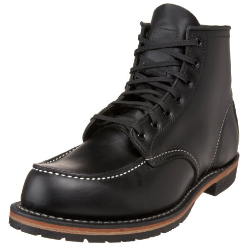 Red Wing Heritage Men's 6-Inch Beckman Moc Toe Boot,Black,7 D(M) US ...