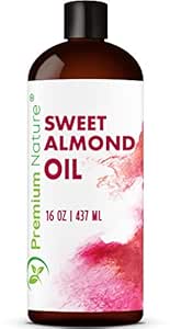 Amazon.com : Sweet Almond Oil Carrier Oil - Cold Pressed Pure Natural ...