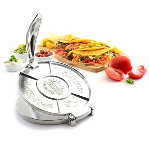 Norpro Tortilla Press, 8 inch, Silver | Pricepulse