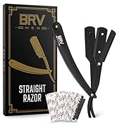 Amazon.com: BRV MEN Professional GERMAN Steel Straight Edge Barber ...