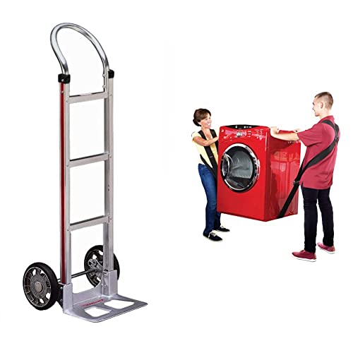 Magliner HMK111AA1 Aluminum Hand Truck, 500 lb Capacity & Shoulder ...