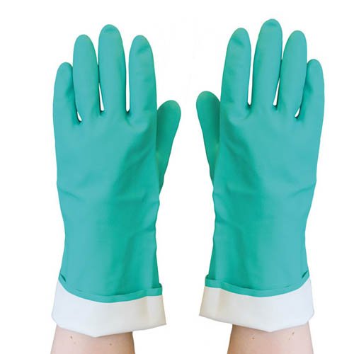 Nitril Schutzhandschuhe DIN EN 374-3, Gr. 9, L: Amazon.de: Drogerie ...