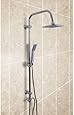 Dual Square Head Chrome Shower Set: Amazon.co.uk: DIY & Tools
