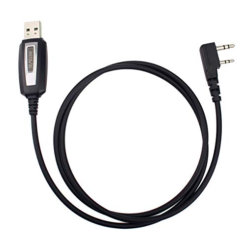 Retevis 2 Pin 2 Way Radio USB Programming Cable Compatible with Retevis ...