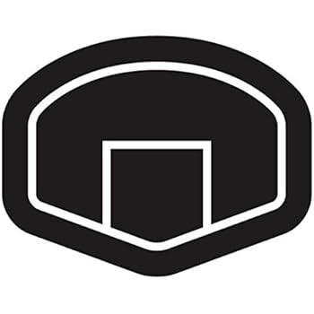 Amazon.com: Basketball Half Court Vinyl Decal Sticker (4" Wide): Automotive