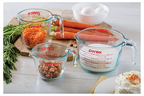 Pyrex 3-Piece Glass Measuring Cup Set by Pyrex | Pricepulse