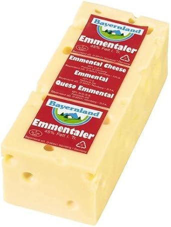 Bayernland Allgäuer Emmental cheese 45%, approx. 1kg: Amazon.co.uk: Grocery
