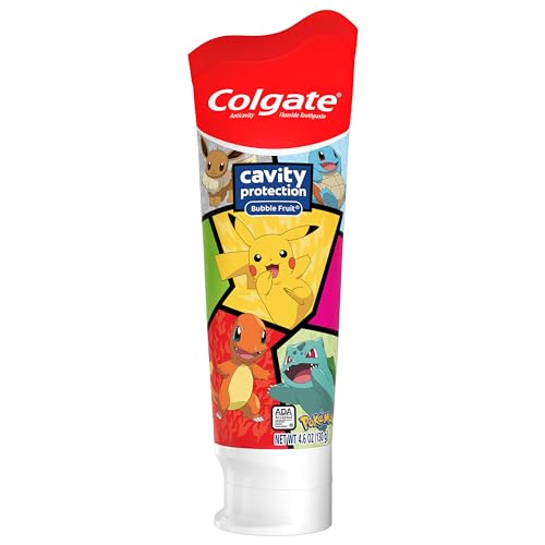 Colgate Kids Cavity Protection Toothpaste, Pokemon Kids Toothpaste with ...