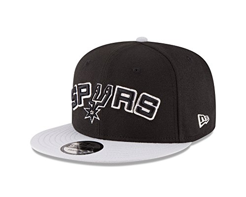 NBA San Antonio Spurs Men's 9Fifty 2Tone Snapback Cap, One Size, Black ...
