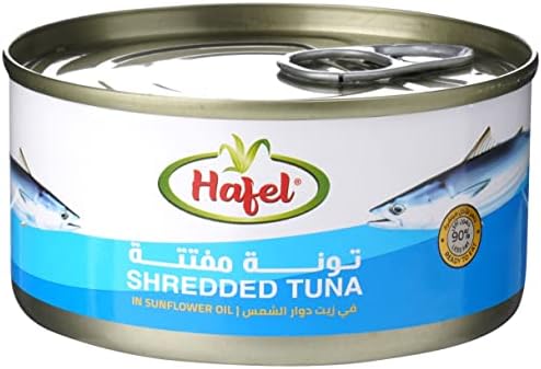 Hafel Shredded Tuna With Sunflower Oil, 170G - Pack of 1 price in Saudi ...