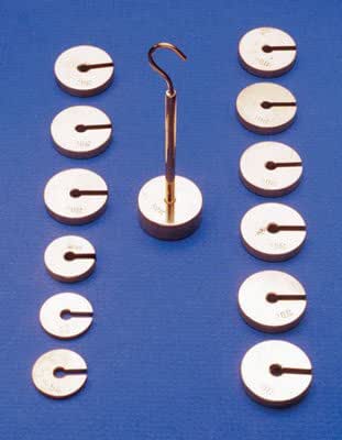 Ginsberg Scientific 7-2500-12 Weight Set Slotted - With Hanger: Science ...