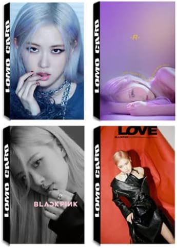 سعر Goodern 4Pack/120Pcs Blackpink Lomo Cards Blackpink Cards Kpop Rose ...