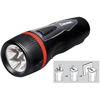 4 LED Rechargeable Plug-In Emergency Ready Flashlight - - Amazon.com
