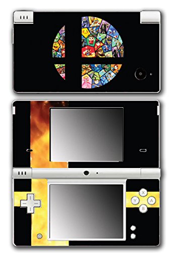 Super Smash Bros Melee Brawl Fire Cross Logo Mario Pikachu | Desertcart ...