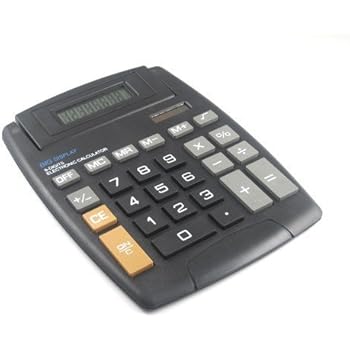 Amazon.com : Lily's Home Jumbo 12-Digit Desktop Calculator : Large ...