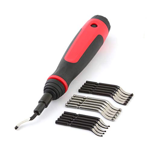 AFA Tooling Long Reach Extendable Neck Deburring Tool with 16 Assorted ...