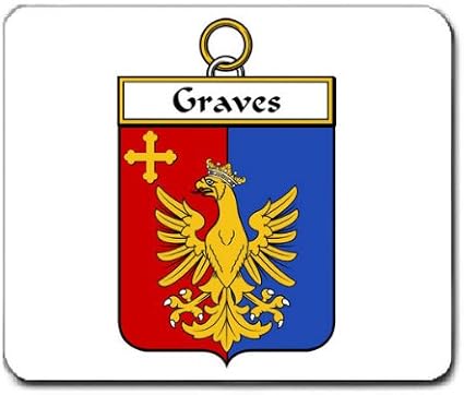 Amazon.com : Graves or Greaves Family Crest Coat of Arms Mouse Pad ...