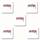 Dexter Blood Spattered Coasters - The Green Head